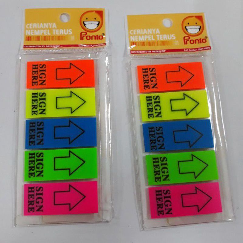 Post it Sign Here (Tanda Panah)