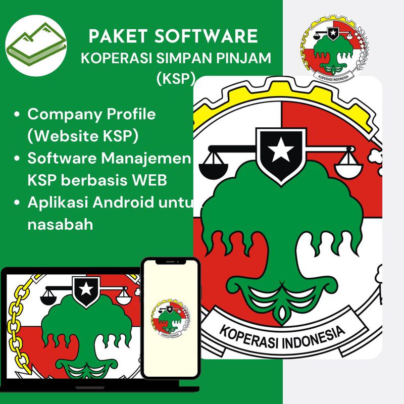 PAKET SOFTWARE APLIKASI KOPERASI SIMPAN PINJAM (KSP)