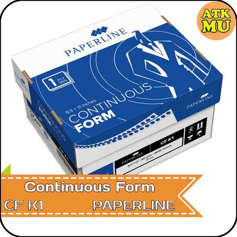 Kertas Continous Form 1 Ply uk. 9,5 x 11