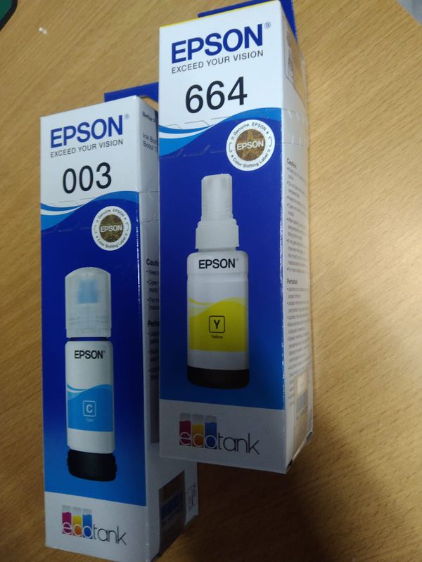 Tinta Printer Epson Warna - Biru