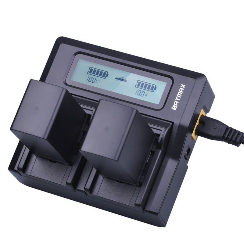 Camera Batteries + Rapid LCD Dual ELITE 2900mAh