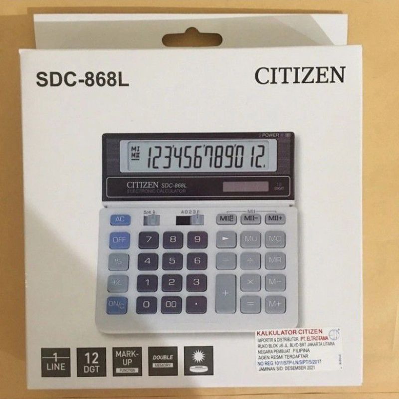 Calculator Citizen SDC 868 LORI