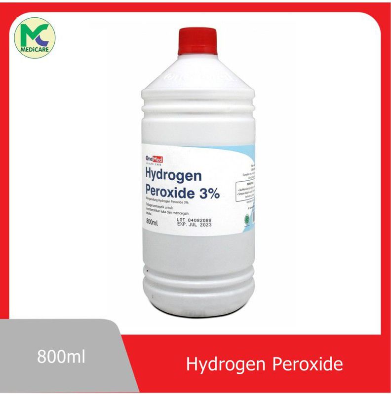 H2O2 Hydrogen Peroxide 3% OneMed 1000ml