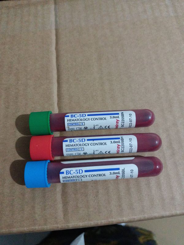 MINDRAY BC-5D Control Hematology H/N/L 3x3 ml