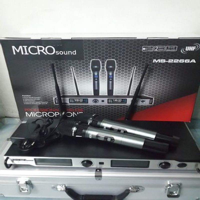 Microphone Wireless Microsound MS-2266 2Handle