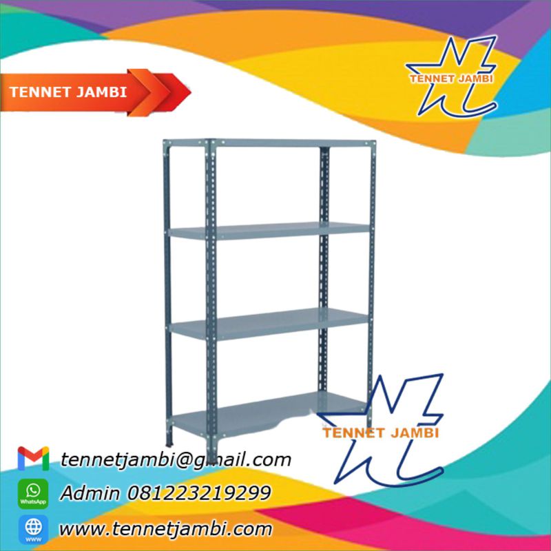 Rak Besi Siku 100x40x150cm Standar