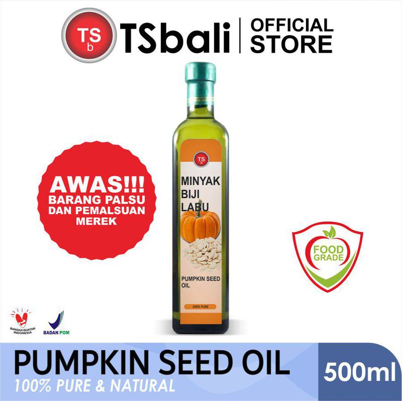 Minyak Biji Labu / Pumpkin Seed Oil 100% Murni & Alami 500ml - TSb