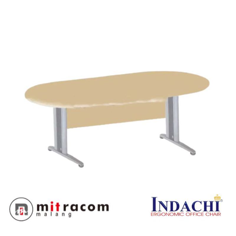 Indachi Titanium Meja Meeting Oval - DMT 112 T HPL