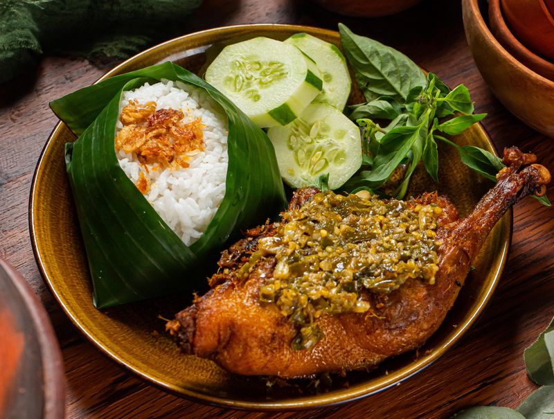 Nasi Bebek Muda Cabe Ijo