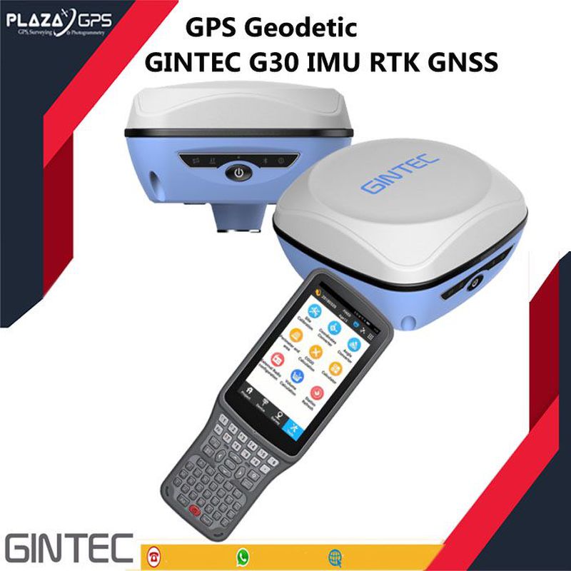 GPS Geodetic GINTEC G30 IMU RTK GNSS Receiver - Base + Rover Station