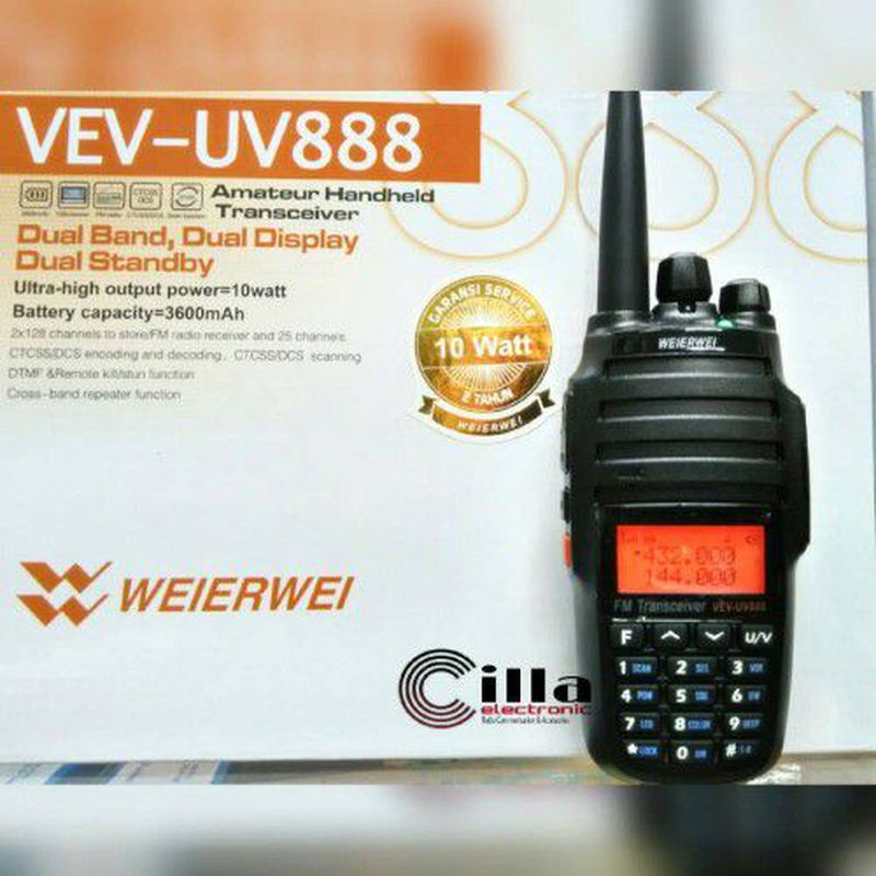 HT WEIERWEI VEV-UV888 Dual band uhf-vhf 10 watt