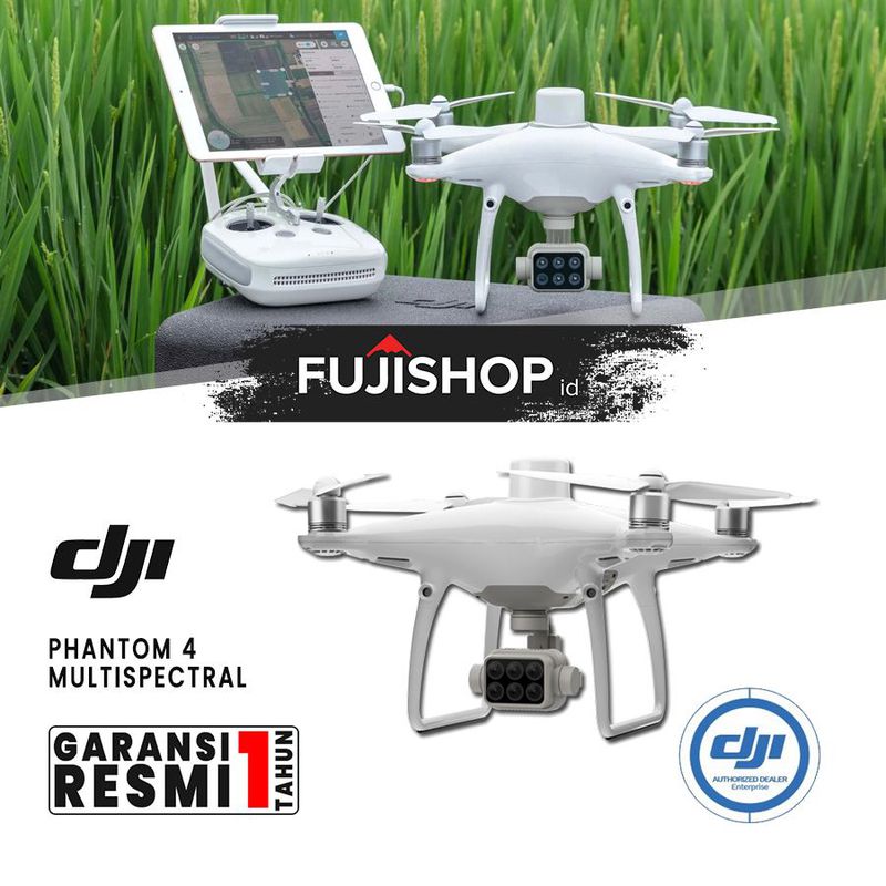 DJI Phantom 4 Multispectral Drone Agricultural Drone Garansi Resmi