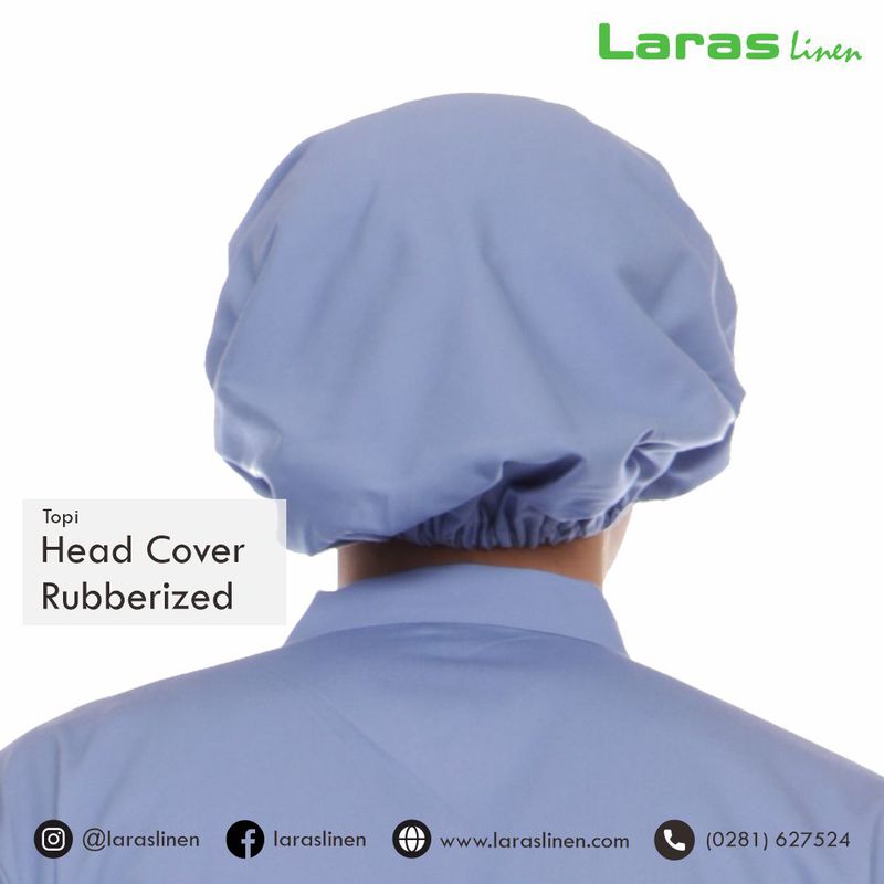 PENUTUP KEPALA MEDIS TOPI KARET - HEADCOVER RUBBERIZED - PREMIUM - SOLID
