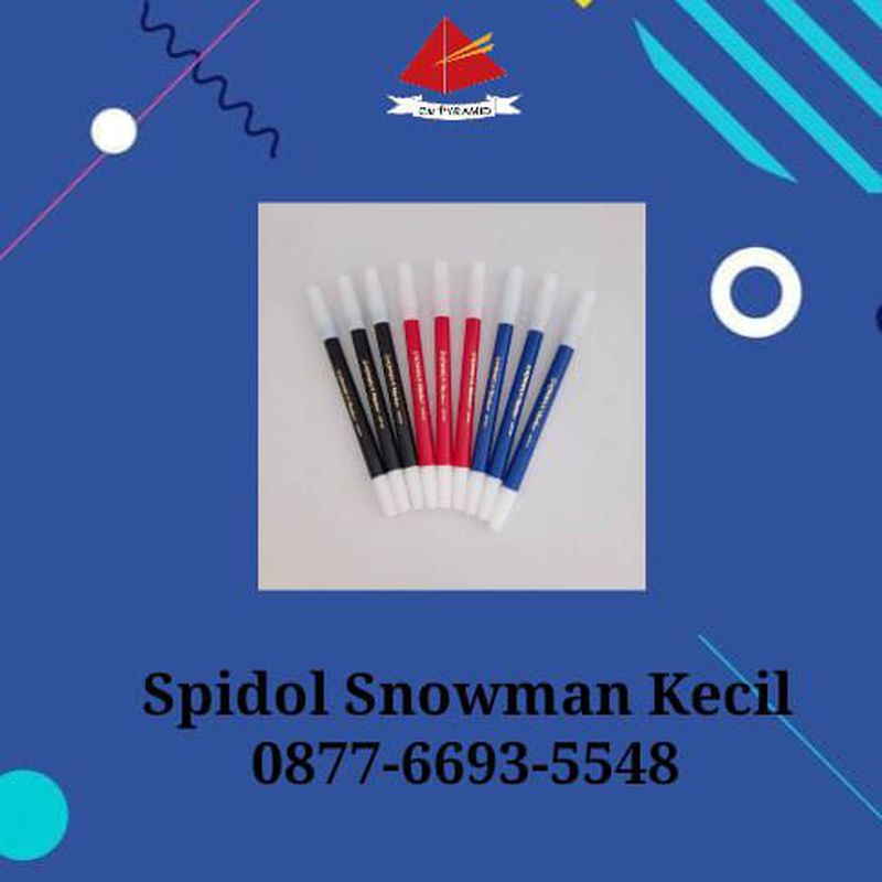 SPIDOL SNOWMAN KECIL - Hitam