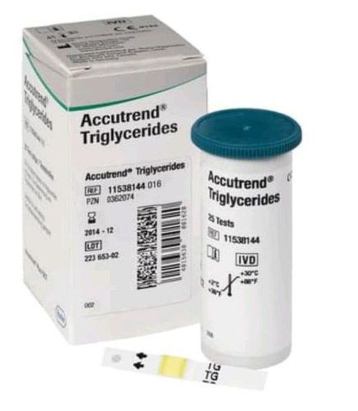 Strip Test Accutrend Triglycerides Strip Isi 25