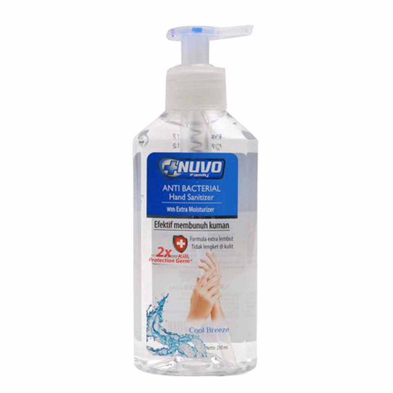 NUVO HAND SANITIZER BIRU BOTOL 250 ML