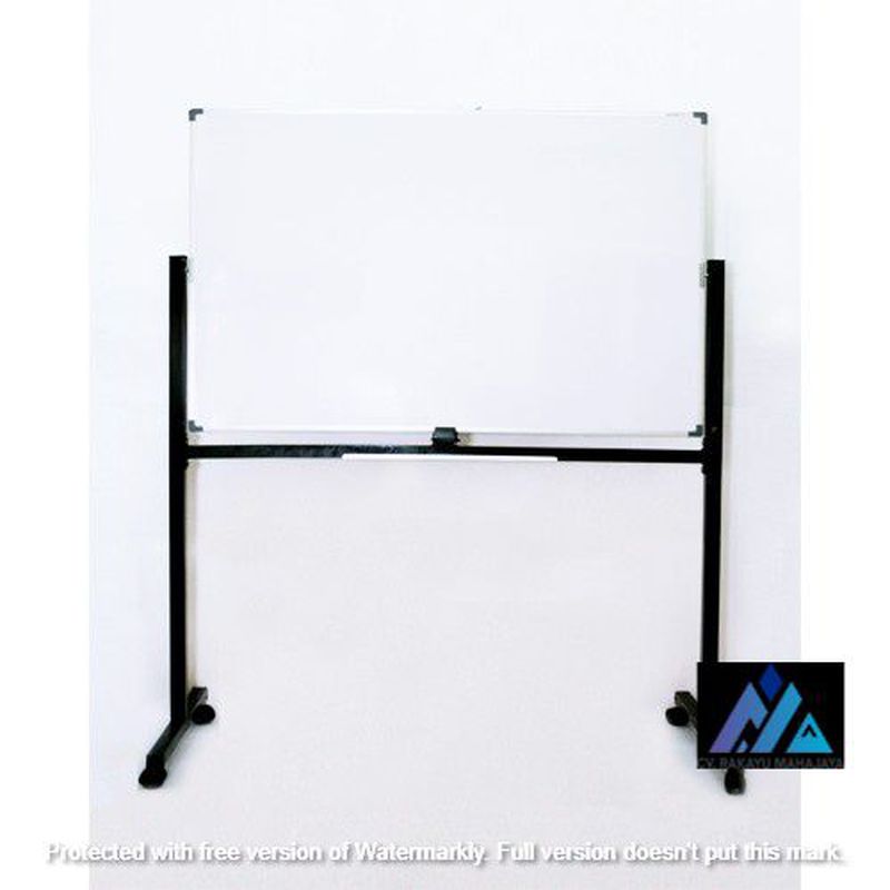 Papan tulis whiteboard + standing uk. 180 x 90 cm