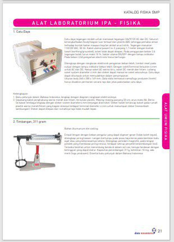 PERALATAN ALAT LAB IPA FISIKA KIT ALAT UMUM