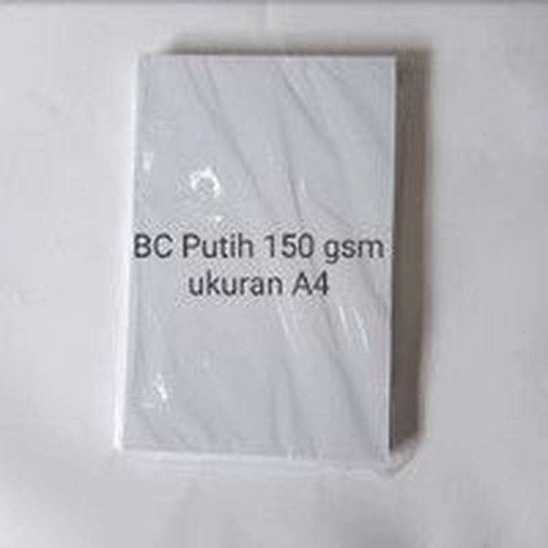 Kertas Cover Manila A4 Putih Folio