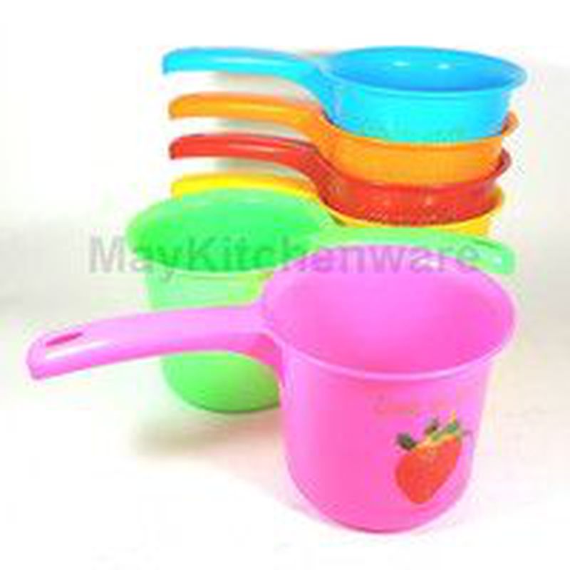 Gayung Mandi plastik Ciduk Air gambar Plastik Water Scoop - Merah