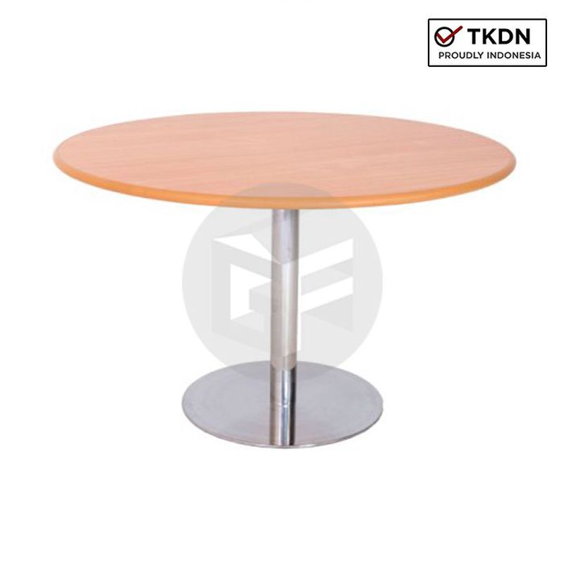 Meja Meeting Bulat / Meja Rapat Bundar Kerja Kantor Modern Minimalis ...