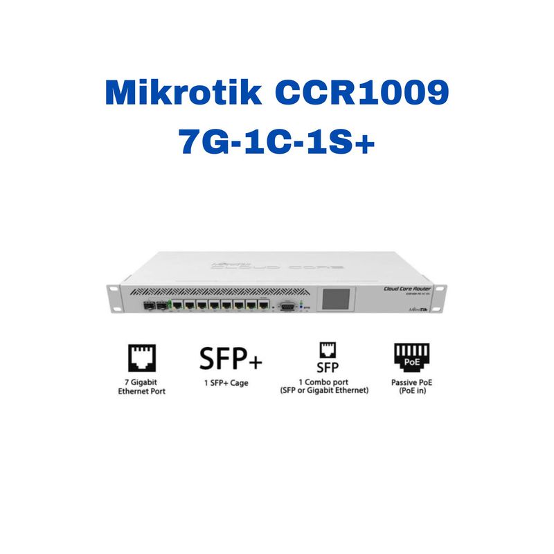 Mikrotik CCR1009-7G-1C-1S+