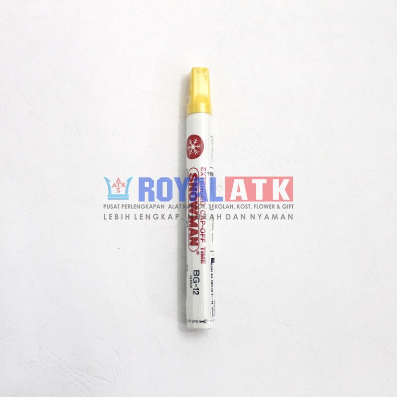 SPIDOL BG-12 KUNING WB SNOWMAN /PAK