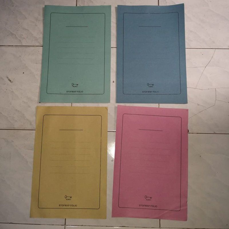 Stofmap Kertas Folio Kunci