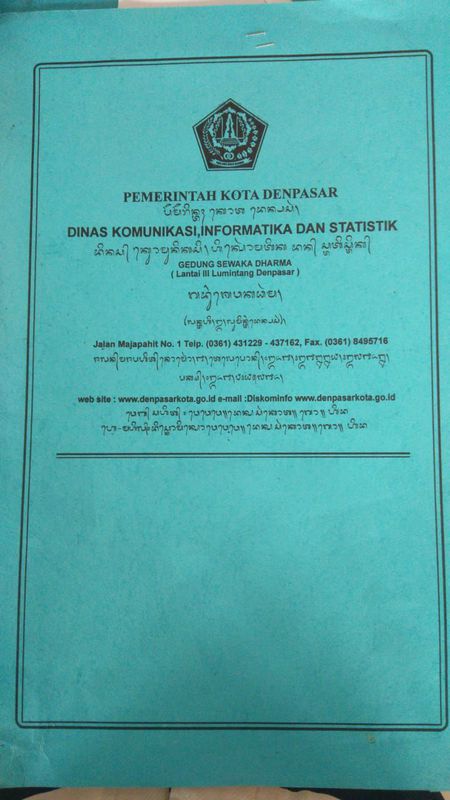 Map kop OPD Dinas Komunikasi Informatika dan Statistik Kota Denpasar