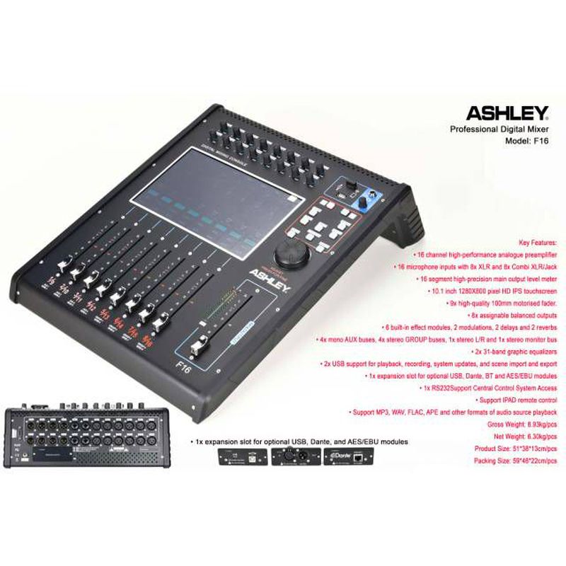Ashley mixer audio f16original