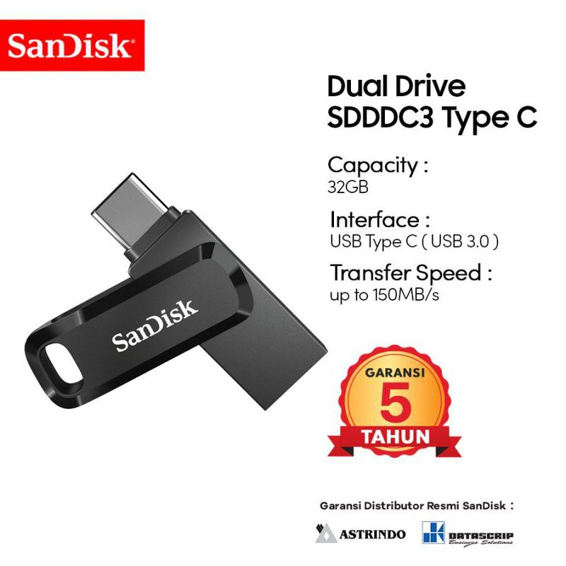 Sandisk OTG 32GB USB Type-C USb 3.1 Ultra