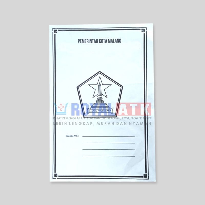 KERTAS MAP PUTIH KOP DINAS/RIM (MKT)