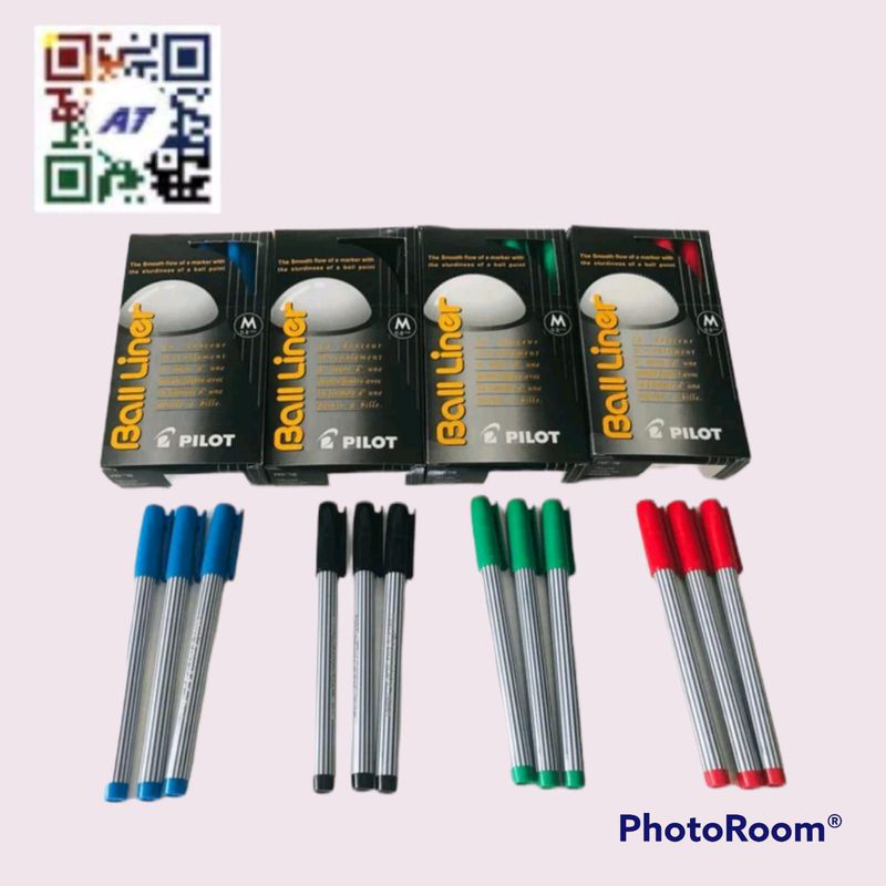 PULPEN PILOT BALLINER ALL VARIAN - Biru