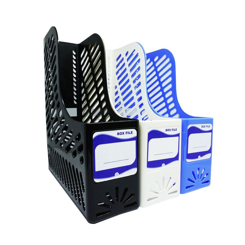 Box File Premium Tebal Bahan Plastik PVC - Hitam