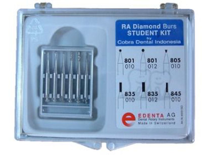 Bur Diamond Set 6 RA Edenta