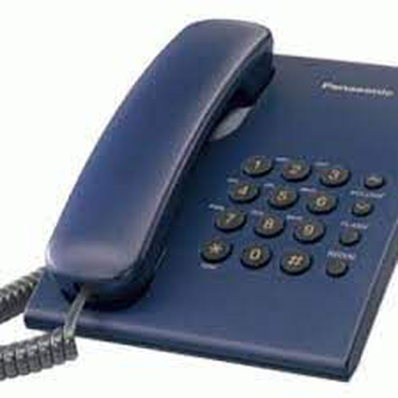 Telpon Panasonic Carded Phone Kx-TS505MX Blue