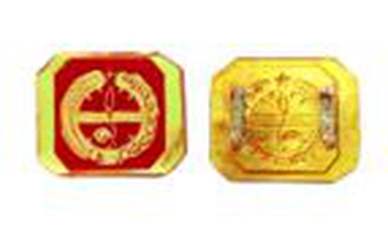 EMBLEM KUNINGAN LOGO PRAMUKA