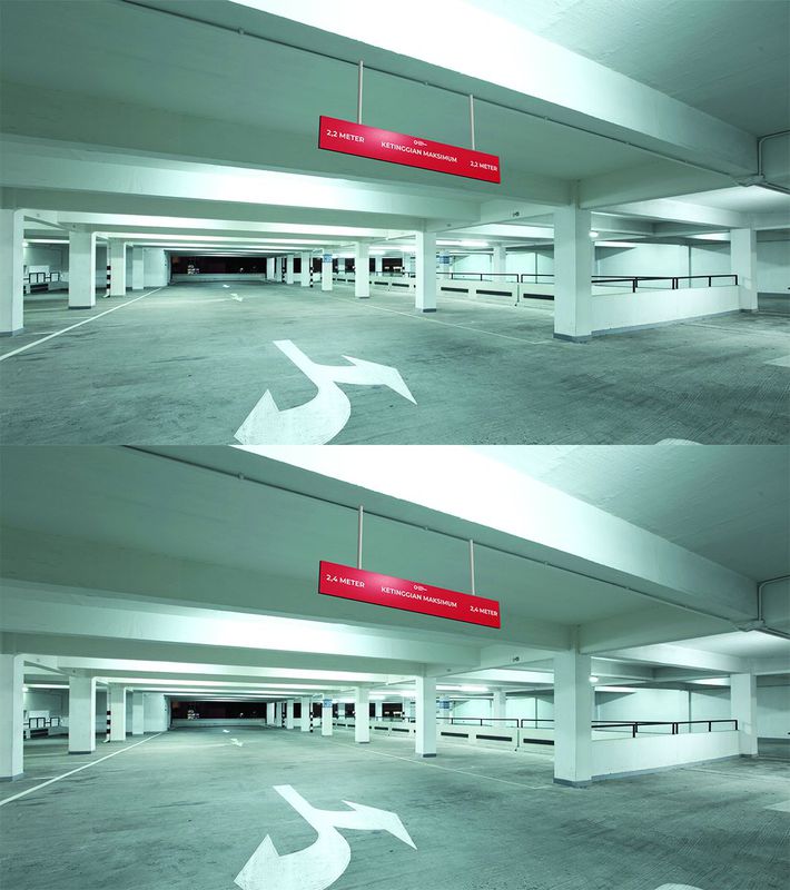 PAPAN PETUNJUK BATAS - KETINGGIAN 2,2