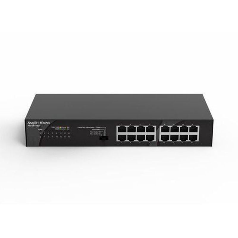 RUIJIE RUIJIE RG-ES116G 16 PORT GIGABIT METAL CASING UNMANAGED SWITCH