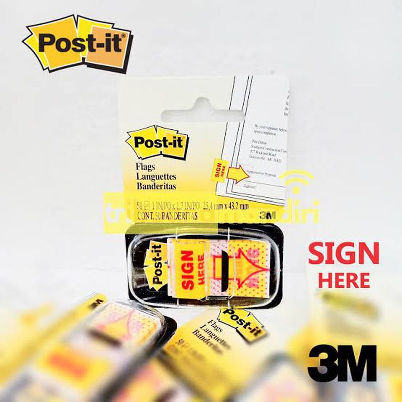 Post It (SIGN HERE LABEL)