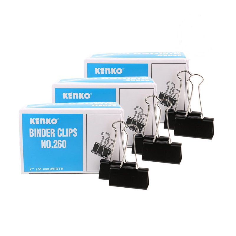 Binder Clip 260 Kenko 51 Mm - 1 Kotak Besar