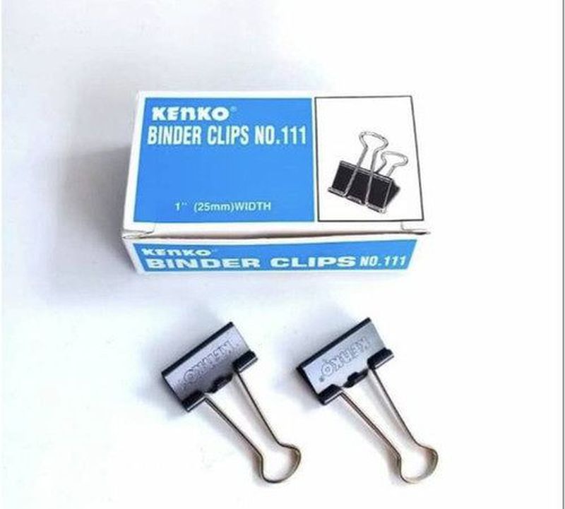 Binder Clip 111 Kenko 25 Mm - 1 Kotak Kecil
