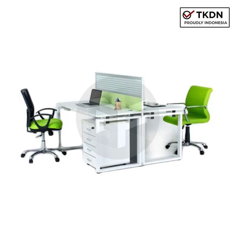 Meja Partisi / Workstation Kantor / Meja Kerja Kantor Aditech FRW 03