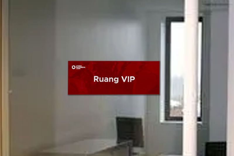 PAPAN PENANDA RUANG - RUANG VIP