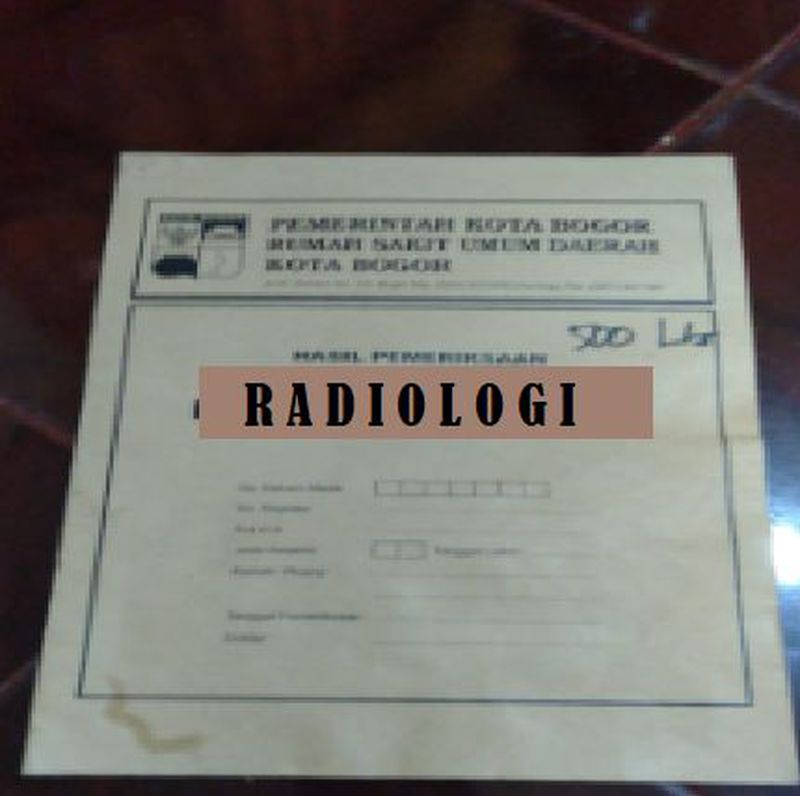 Amplop Radiologi 26 X 31 cm