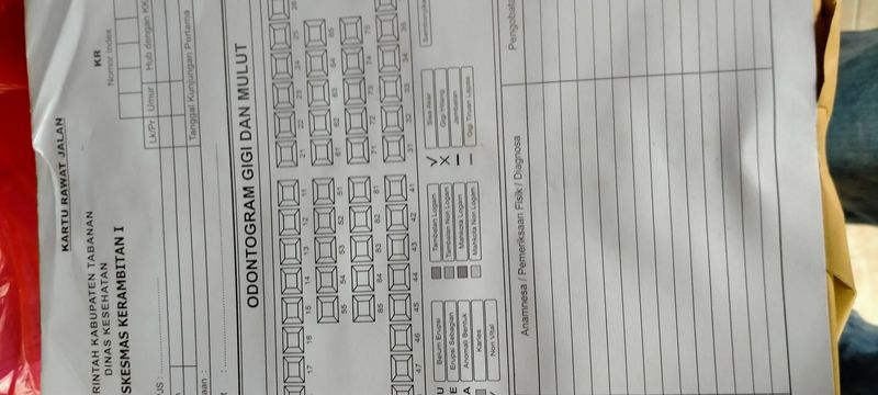 odontogram gigi dan mulut (puskesmas kerambitan 1)