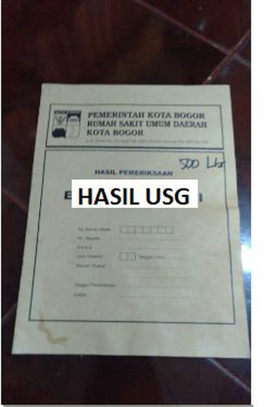 Map Hasil USG