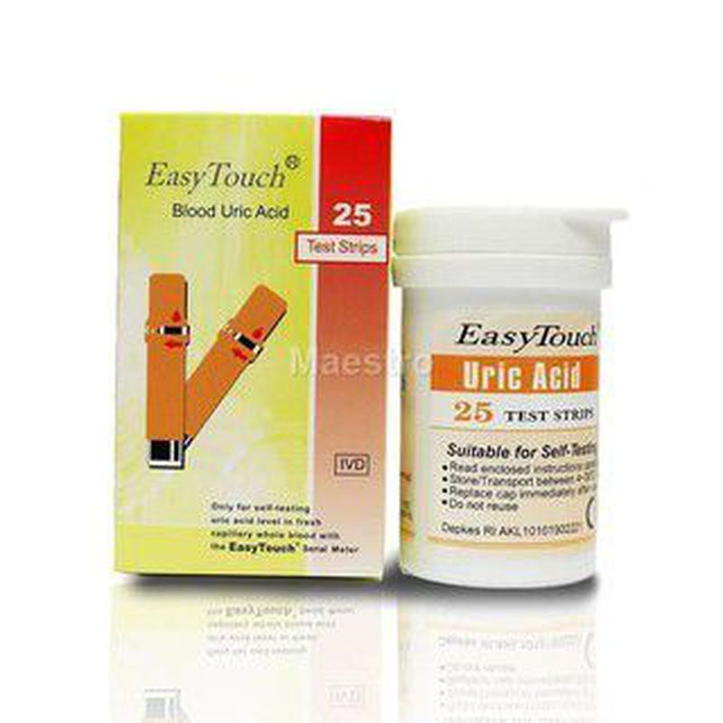 Stick - Strip Easy Touch Uric Acid Box 25 Test