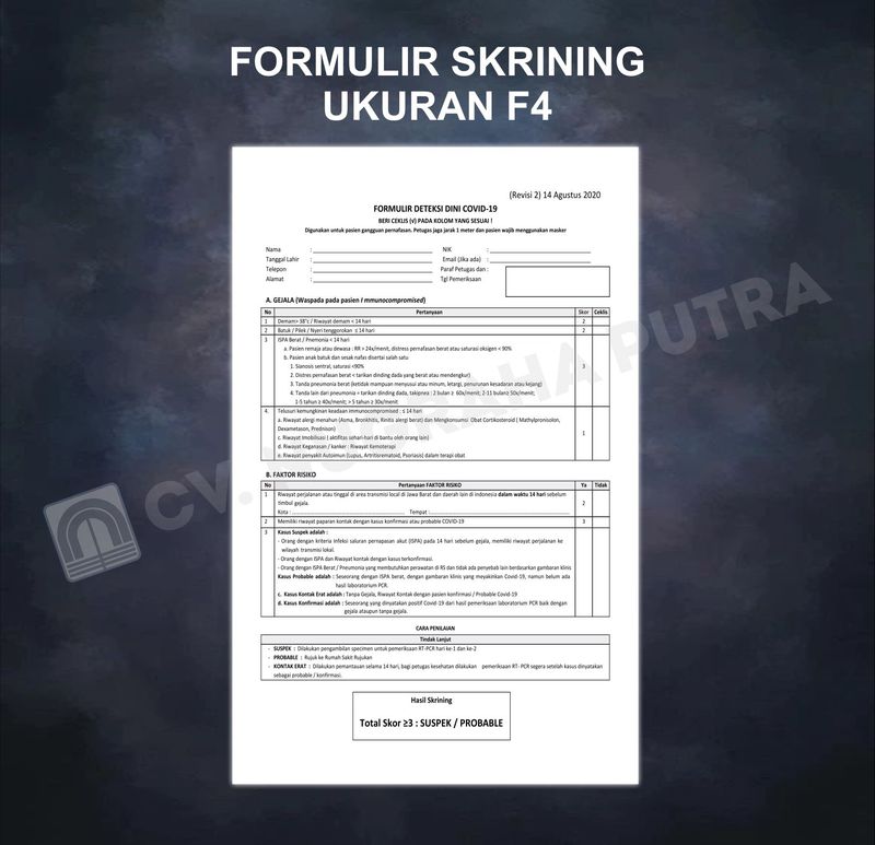 Formulir Skrining Rumah Sakit