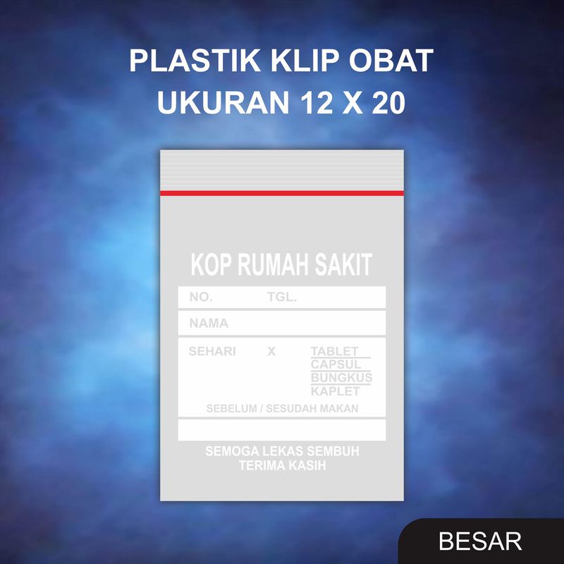 Plastik Klip obat Besar